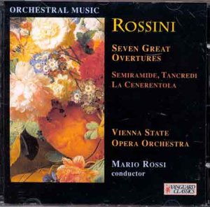 VARIOUS ARTISTS - Rossini 'Seven Great Overtures': Tancredi / L'assedio ...
