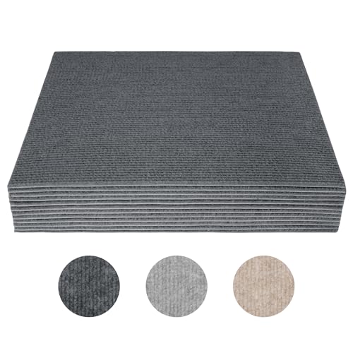 Peel And Stick Carpet Tiles - 12x12 Inch Self-Adhesive Floor Squares ...