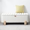 Amazon.com: LZAREAL Wavy Ottoman Storage Bench Multi-Functional Narrow ...