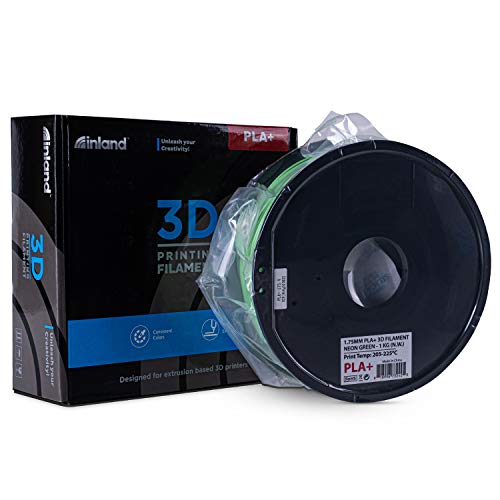 Snapklik.com : Micro Center Inland PLA+ Filament 1.75mm - Neon Green 3D ...