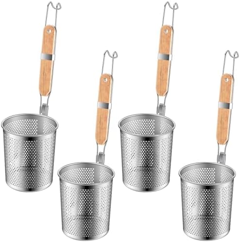 Amazon.com: ZAVOOS 2 Pack Pasta Strainer Basket, Stainless Steel Mesh ...