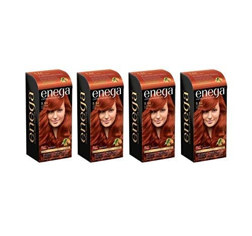 Amazon.com : enega Professional Salon-Quality Copper Red Hair Dye Kit ...