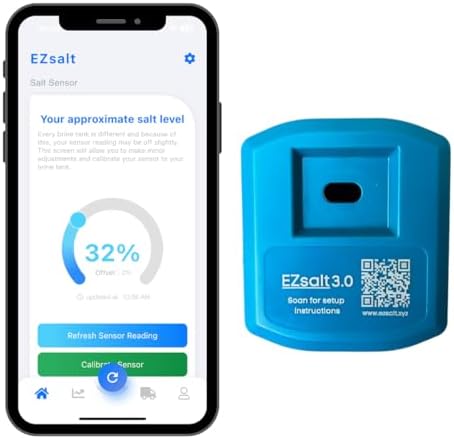 EZsalt Sensor 3.0 Smart Water Softener Salt Level Sensor with Wi-Fi App ...