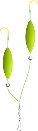 Double Hook Reverse Bottom Rigs Swimming Baits Fishing Hair Rigs Hook ...