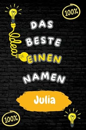 Das Beste hat einen Namen Julia : Publishing, MD: Amazon.de: Bücher