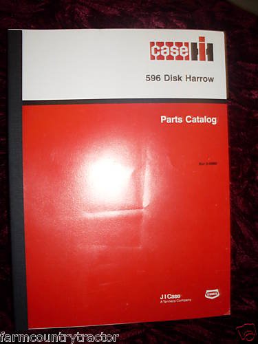 Case 596 Disk Harrow OEM Parts Manual: Case 596: Amazon.com: Books