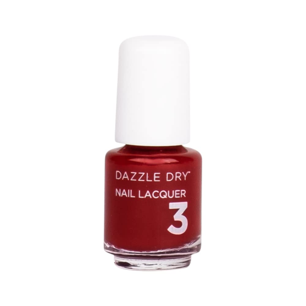 Amazon.com : Dazzle Dry Nail Mini Lacquer (Step 3) - Fast Track Cherry ...