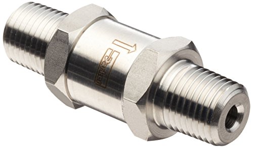 Parker 4M-C4L-1-SS Check Valve C Series 1/4 MNPT 1 PSI Cr SS: Amazon ...