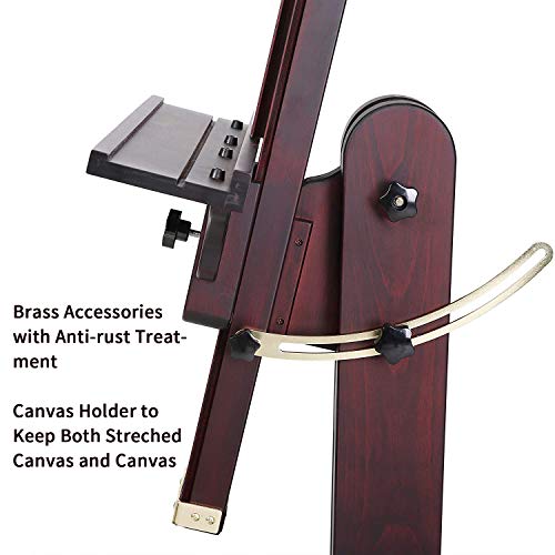 MEEDEN Extra Large Studio Easel, Professional Artist Easel, Heavy Duty ...