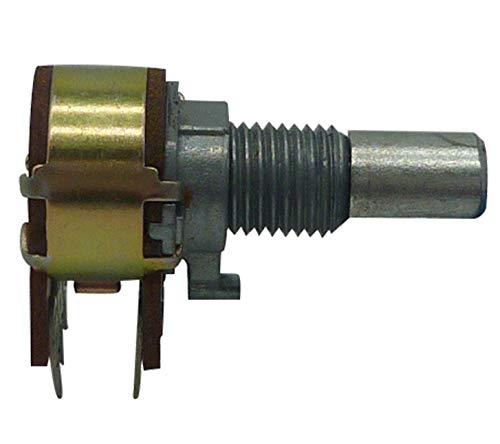 10PC-Pack Dual Deck Rotary Potentiometers - 22K Ohm Metal Shaft ...