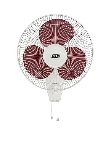 POLAR Annexer 400mm Wall Mounted Fan - Mauve | Button Control 55 Watt ...