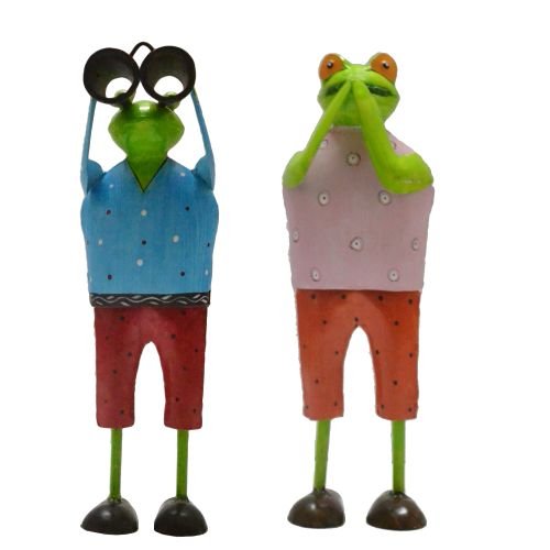 ARTLIVO Popart Vacation Frogs showpiece - Set of 2 : Amazon.in: Home ...
