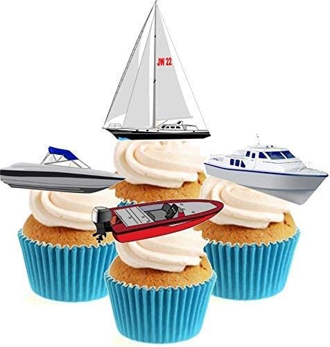 Sprinkles & Toppers Ltd Boat Collection (Speed Boat, Yacht, Sail Boat ...