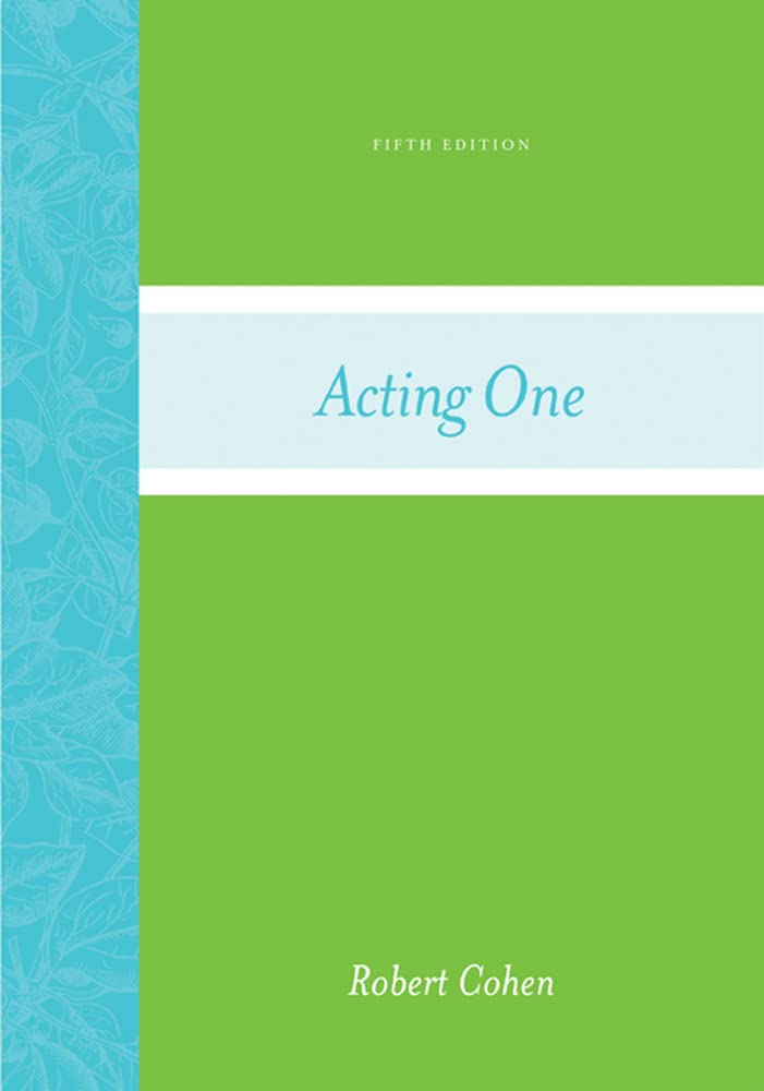 Acting One: Cohen, Robert: 9780073514161: Amazon.com: Books