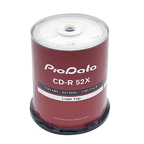 Snapklik.com : PioData CD-R 52X 700MB Logo Top Recordable Media