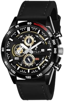 Sylvi Analog Digital Watch for Men | Transparent Dial & Adjustable Strap | Multi-Functional ...