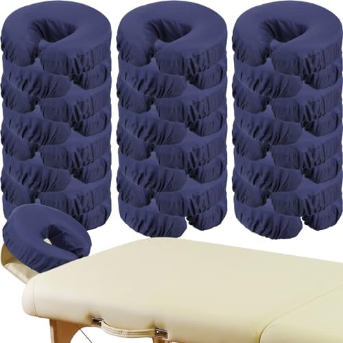Amazon.com : 24 Pcs Face Cradle Covers for Massage Table Microfiber ...