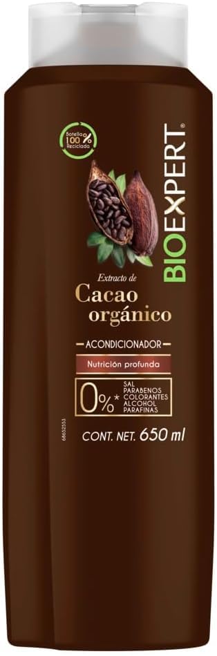 Bioexpert Acondicionador Nutrición Profunda Cacao, Marrón, 650 ml ...