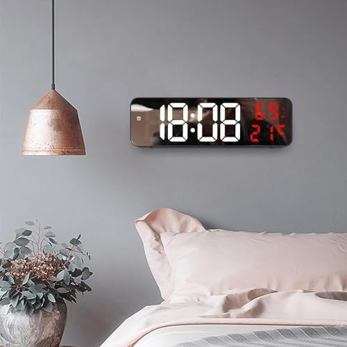Buy OTISTORES 3D Led Digital Wall Clock for Home, Alarm Clock Table ...