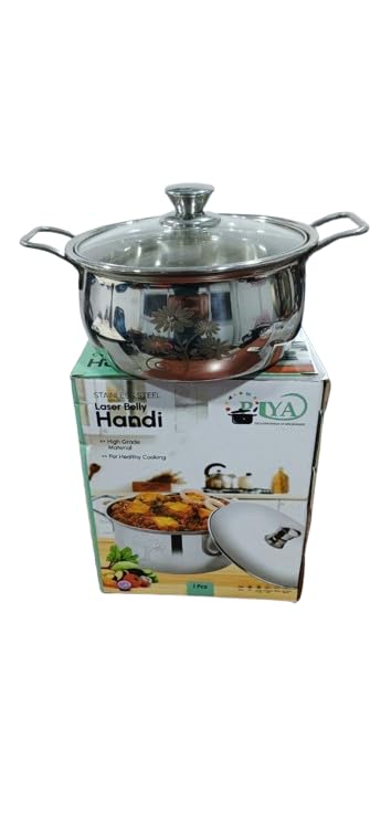 Sujit Metal Non Stick Induction Compatible Gravy/Biryani Handi with ...