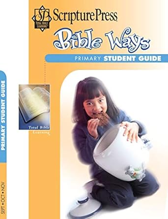 Primary Bible Ways (Student Book) - Scripture Press Fall 2019 : Amazon ...