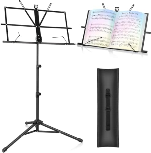 Techtest Notation Stand Lyrics Foldable Violin Music Sheet Holder ...