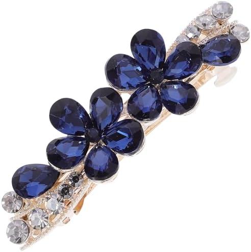Amazon.com : LUOZZY Rhinestone Hair Clip for Women Girls Bling Hair ...