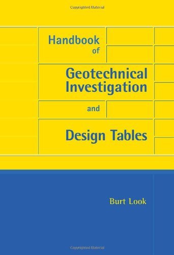 Handbook of Geotechnical Investigation and Design Tables (Balkema ...