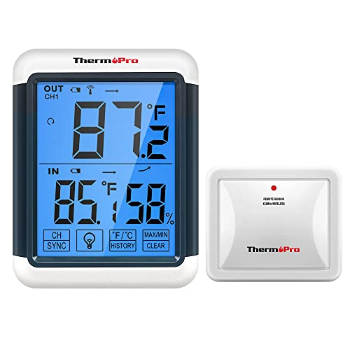 Snapklik.com : ThermoPro TP65S Cold-Proof Indoor Outdoor Thermometer ...