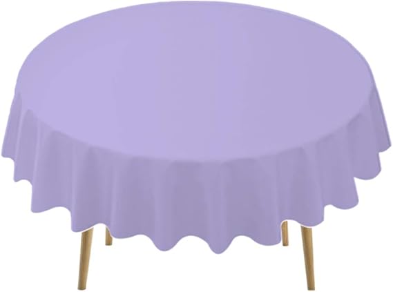 Amazon.com: Lavender Plastic Tablecloths 2 Pack Lilac Disposable Table ...