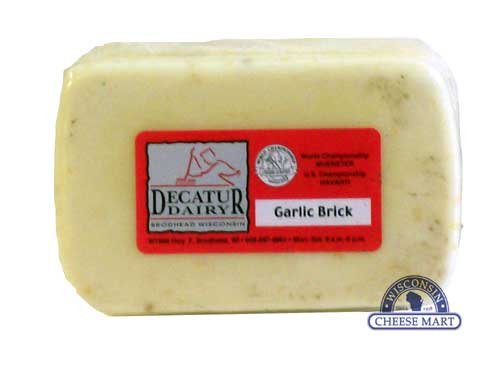 Amazon.com : Brick Cheese with Garlic by Wisconsin Cheese Mart ...