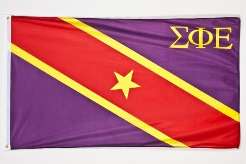 Amazon.com : Sigma Phi Epsilon Official 3' X 5' Flag : Patio, Lawn & Garden