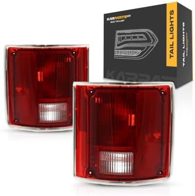 Amazon.com: HECASA Tail Lights Compatible with 1975-1986 Chevy Chevrolet C10 Pair LED Rear Brake ...