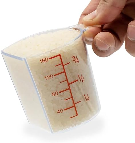 Amazon.com: Rice Measuring Cup, Rice Scooper, 1 Rice Cup/Gou, 3/4 Cup ...