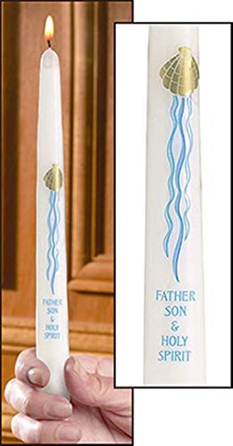 Trinity Father Son & Holy Spirit Three in One 10" Baptism Candle in ...
