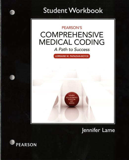 Amazon.com: Workbook for Pearson's Comprehensive Medical Coding ...