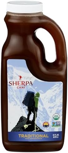Amazon.com : SHERPA CHAI Organic Traditional Chai Tea Concentrate, 32 ...