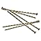 Amazon.com : Galvanized Landscape Stakes, 12 Inch Metal Edging ...