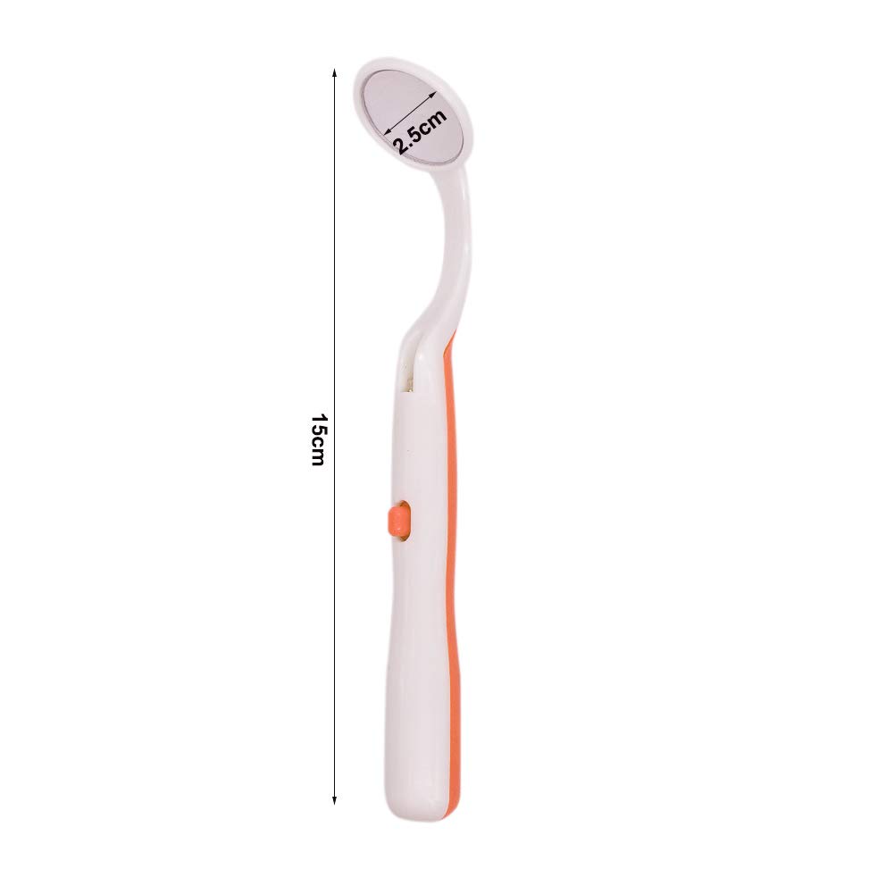 Snapklik.com : RZJZGZ Dental Mirror LED Lighted Mirror Teeth Inspection ...