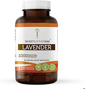 Amazon.com: Lavender 120 Capsules, 800 mg, Lavender (Lavandula ...