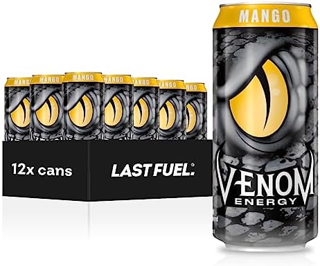 Amazon.com : Venom Energy Drink, Original, 0 Fat, 160mg Caffeine, 16 Fl ...