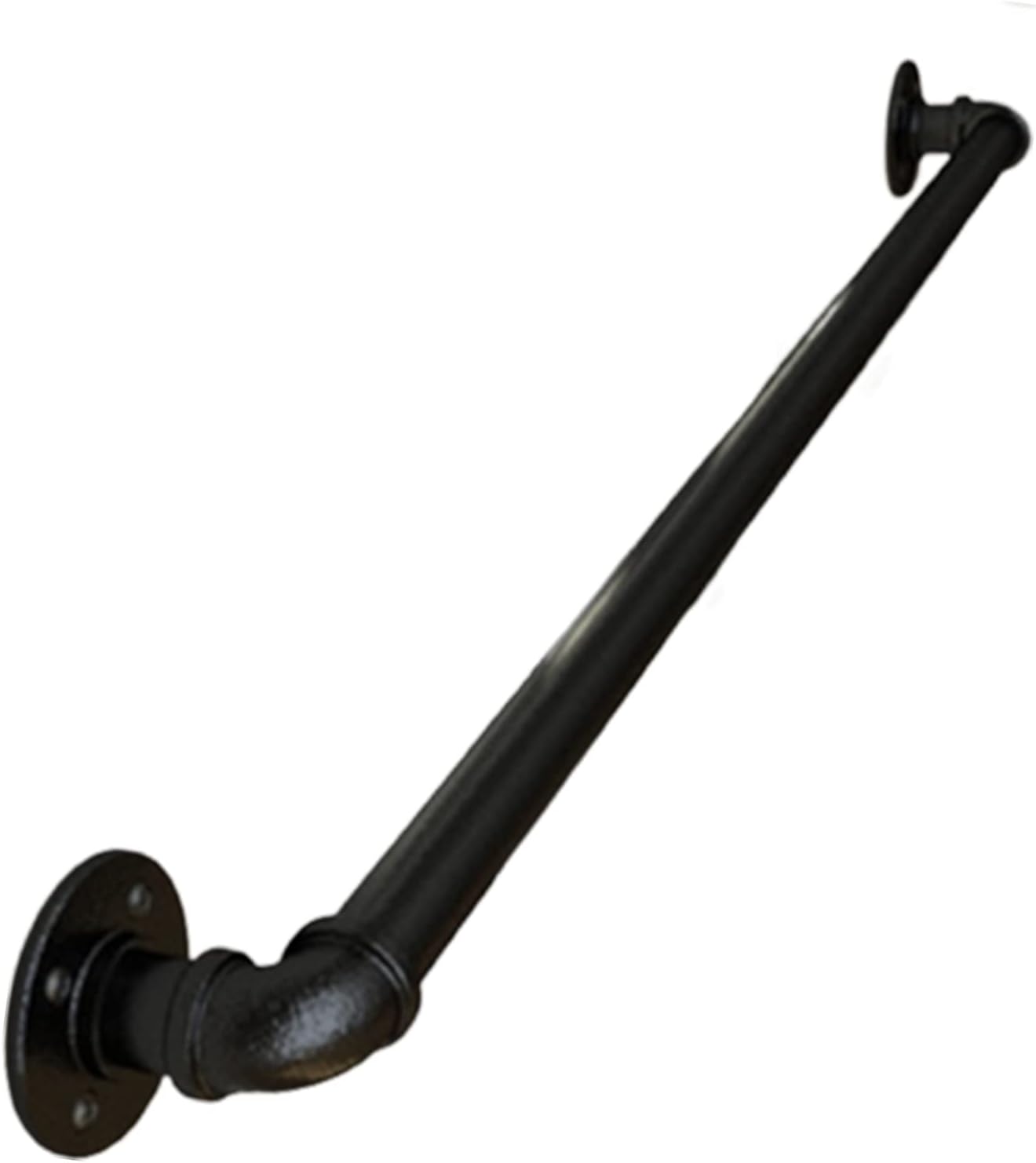 Buy Luyckfrazy Stairs Banister Handrail Modern Black Staircase Railing ...