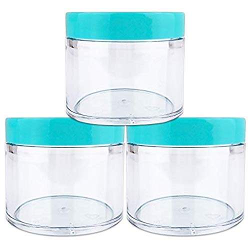 Amazon.com: Beauticom 60 Grams/60 ML (2 Oz) Round Clear Leak Proof ...