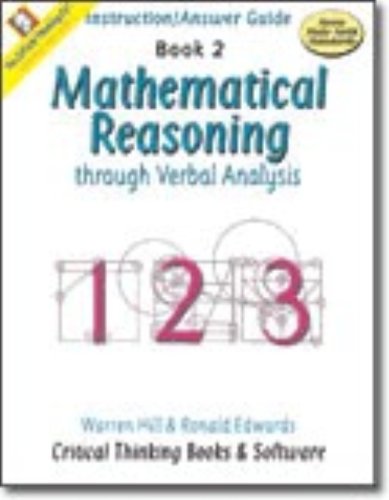 Mathematical Reasoning, Book 2: Amazon.co.uk: 9780894554032: Books