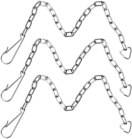 Sankoly 3 Pieces Stainless Steel Toilet Flapper Chain 9.6 Inches ...