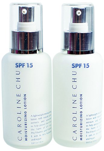 Amazon.com : Caroline Chu 2-pack SPF 15 Moisturizing Lotion, 7.6 Fluid ...