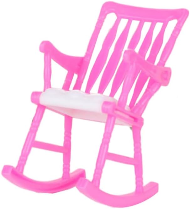 Amazon.com: Toyvian 1pc Doll Rocking Chair Mini Rocking Chair Mini Doll ...