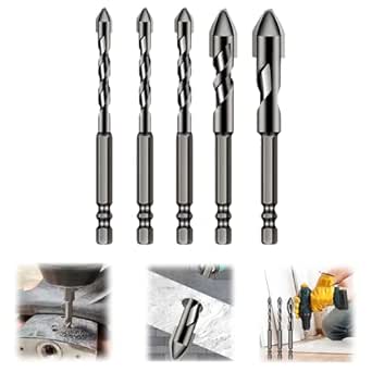 Amazon.com: High-Strength Eccentric Twist Drill bit,6-12mm Tile Drill ...