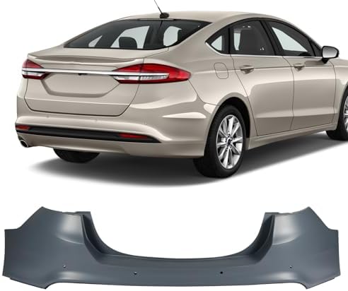 Amazon.com: Peforway Rear Bumper Cover Compatible with Ford Fusion 2013 ...