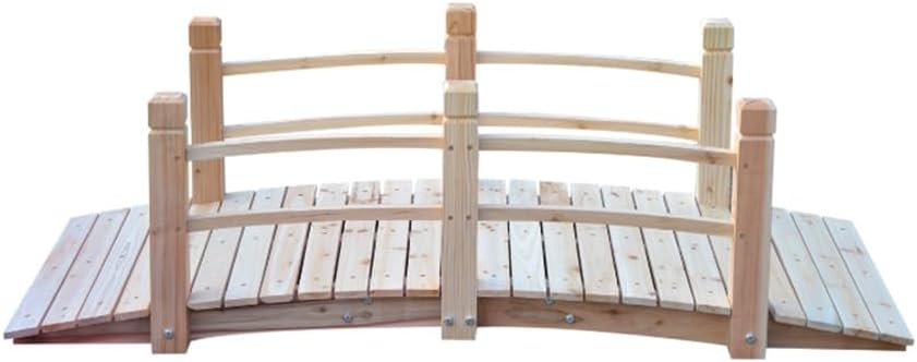 Amazon.com : 5ft Arch Backyard Garden Bridge, Safety Siderails, Arc ...